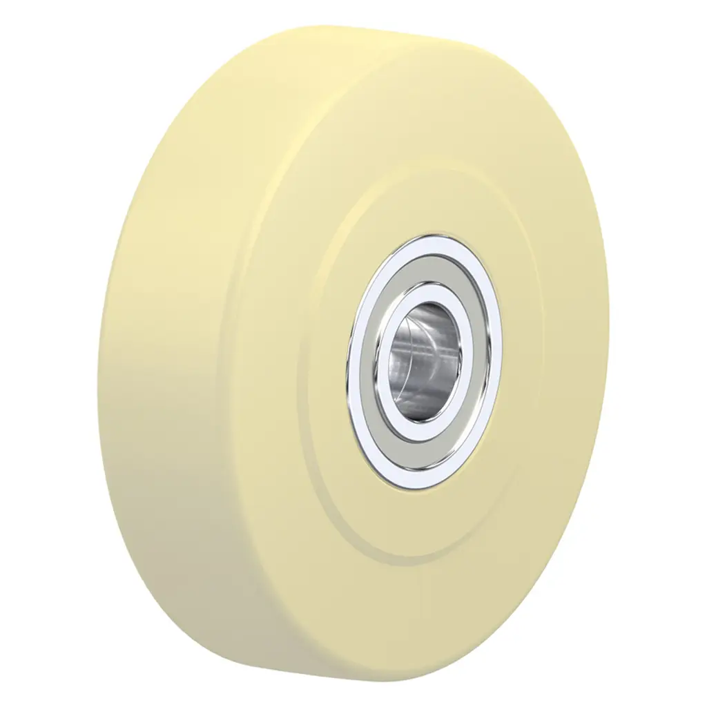 GSPO 250/45K 250mm natural beige cast nylon wheel | Parnells Website